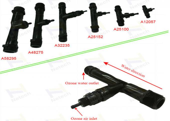 PVDF Venturi Air Injector Ozone Generator Parts For Ozone Water ...