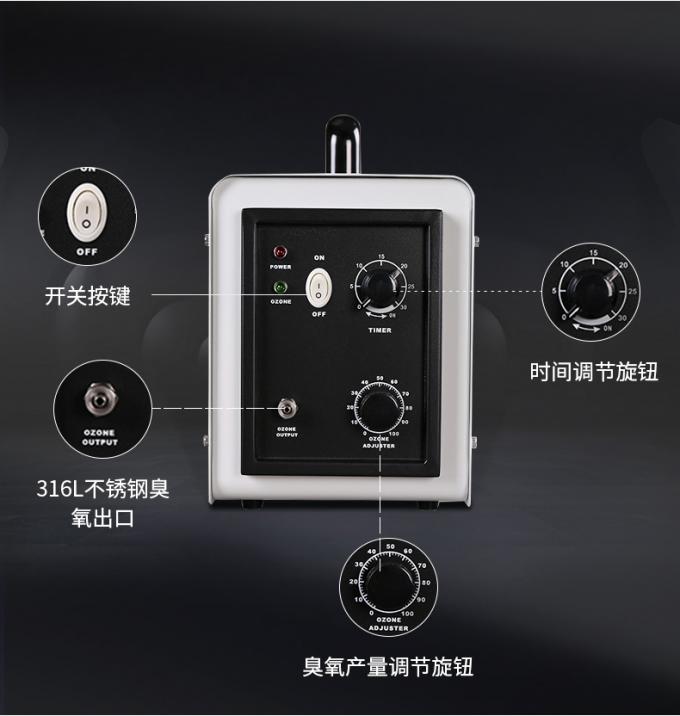 Durable Commercial Ozone Generator Anti Bacteria Viruses 80W 10LPM