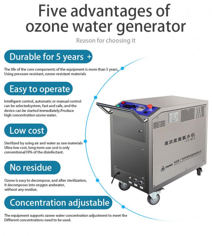 1T/Hr 1-10PPM adjustable ozone water machine ozonated water system for ...