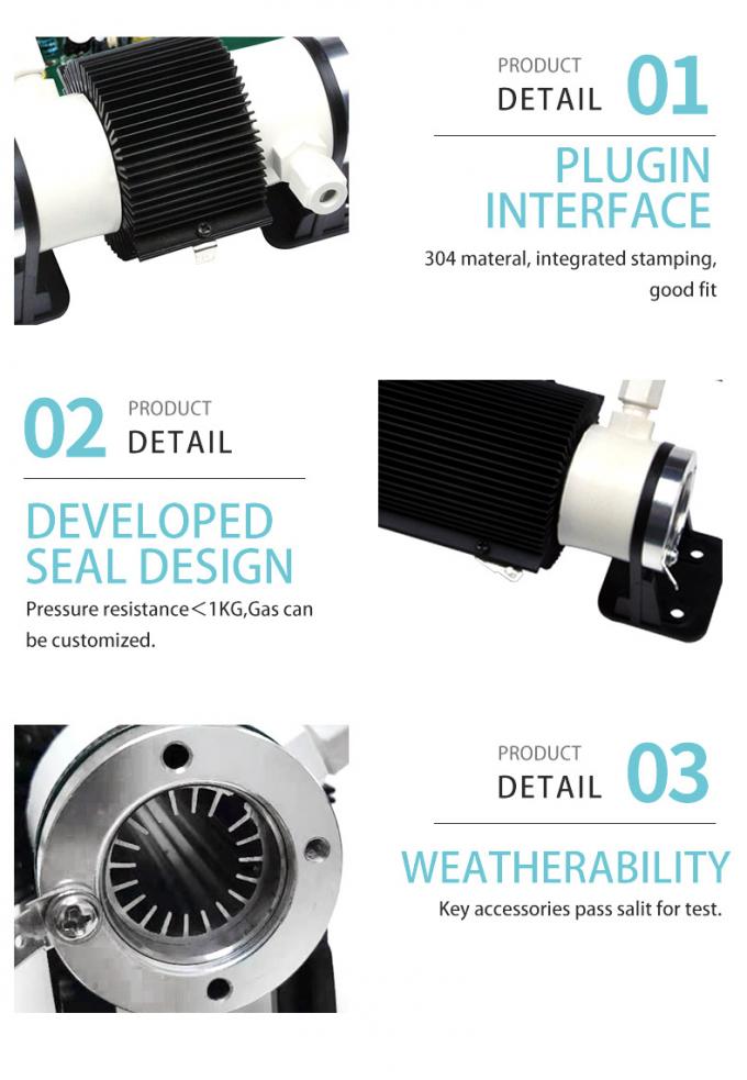 3g to 7g air cooling ozone generator parts ozone tube with power supply