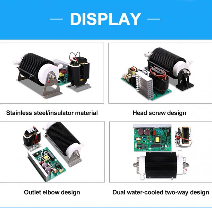 CH-PT50G Air And Water Cooling Ceramic Ozone Tube With Power Board Air Water Treatment