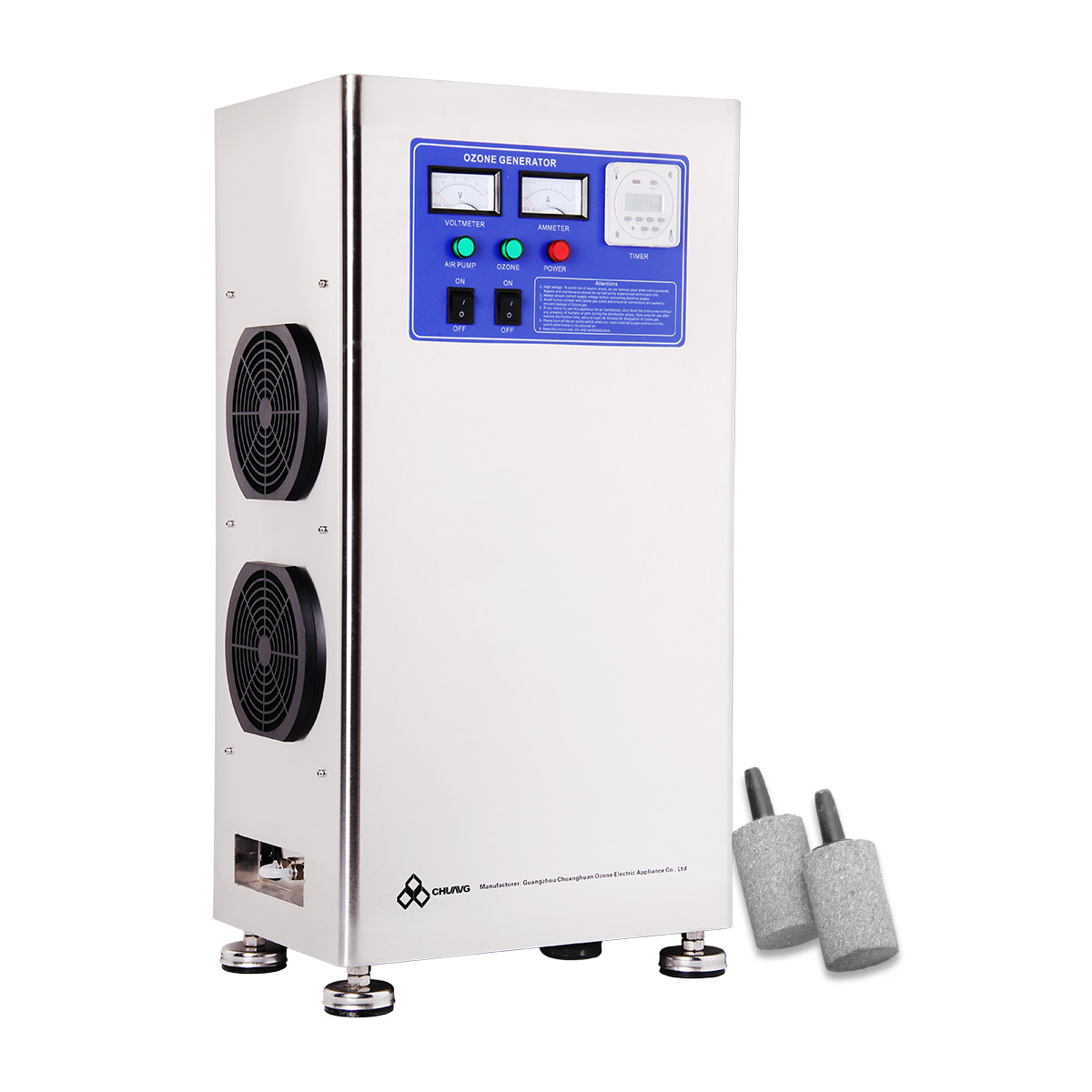 Longevity ceramic quartz tube ozone machine home car portable air purifier ozone generator